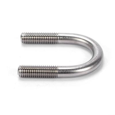 China Stainless Steel 304 M30 18 8 Round Bend U Bolt for sale
