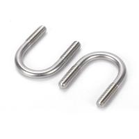 China Stainless Steel 304 M30 18 8 Round Bend U Bolt for sale