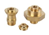 China ISO9001 OEM Brushed CNC Machining Brass Parts for sale