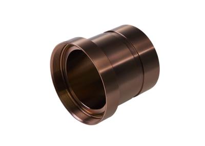 China ISO9001 0.01mm Precision Brushed CNC Lathe Parts for sale