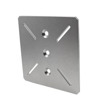 China ISO9001 Sandblasting Anodized Aluminum Mounting Plate 0.01mm Tolerance for sale