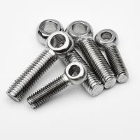 China DIN444 Stainless Steel 304 M8 Eye Bolt 0.01mm Tolerance for sale