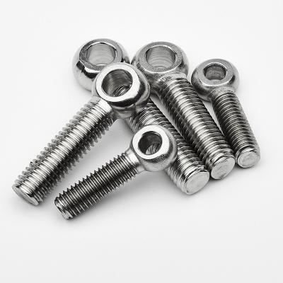 China DIN444 Stainless Steel 304 M8 Eye Bolt 0.01mm Tolerance for sale