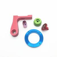 China Micro Al7075 Anodized Brushed CNC Aluminum Shaft Parts for sale