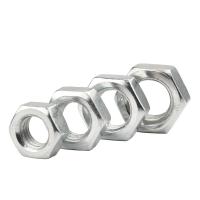 China Customized M3 To M100 Stainless Steel DIN934 ISO 4032 Hex Nut for sale