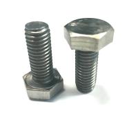 China DIN933 Hex Bolt And Nut Stainless Steel Hex Cap Screw Bolt for sale