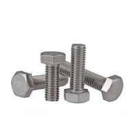 China High Tensile Din 931 DIN933 Gr5 Bolt Stainless Steel Hex Head Bolt M10 M12 for sale