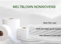 China 25GSM 100% PP Meltblown Nonwoven Fabric For Respirator Filter SGS Certified for sale