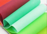 China Recycled Colorful Non Woven Polypropylene Fabric Renewable Eco Friendly for sale