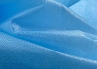 China Medical Blue Coated Non Woven Fabric Waterproof Anti Stretching for sale