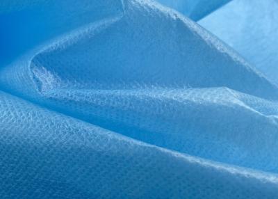 China Medical Blue Coated Non Woven Fabric Waterproof Anti Stretching for sale