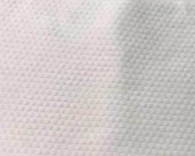 China Hygiene Alcohol Pad Spunlace Nonwoven 22 Mesh Straight Plain Viscose + PE for sale