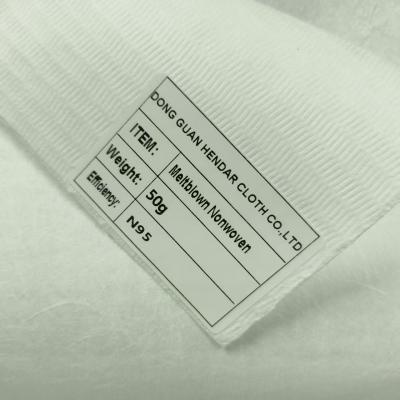 China High Filtration Rate Meltblown Nonwoven Faric for Mast Anti-virus Medical-grade for sale