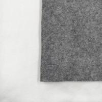 China Functional Needle Punched Nonwoven Fabric White Grey Color Thick High Grammage for sale
