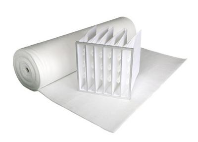 China ISO9001 White F9 Non Woven Polypropylene Fabric 50gsm For Air Purifiers for sale