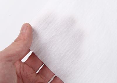 China Fashion Spunlace Nonwoven Fabric White / Black Color With Flat Appearance for sale