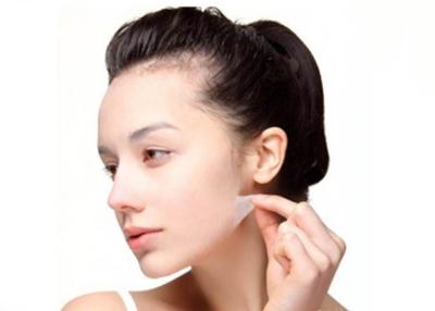 China Breathable Spunlace Non Woven Fabric Roll , Soft Viscose Fabric For Invisible Mask for sale