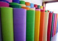 China Multicolor Needle Punched Non Woven Fabric 0.3mm With PE Film for sale