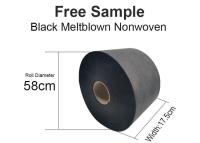China 100% PP BFE99 Surgical Mask Meltblown Non Woven Fabric 25GSM 175MM Width Dyed Pattern for sale