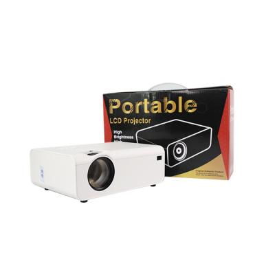 China Remote Control 3.5mm Earphone Lcd Projector Mini Portable 1920x1080p for sale