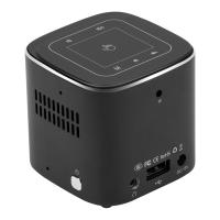 China 0.2 DMD Smart Touchscreen Mini LED Video Projector Cortex A7 Quad Core 1.2GHz 70 ANSI Lumens for sale