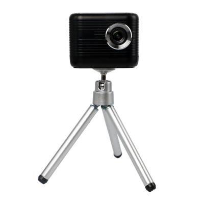 China Mini DLP LED Projector 1080P 4K Home Theater 2.4G Wireless Remote 2500mAh for sale