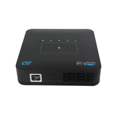 China 0.23 DMD 300 Lumens DLP 4K Mini Projector 960x540 Support 4K Electric Focus for sale