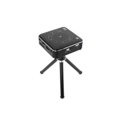 China Android 9.0 Touch Screen Pico Mini Projector 80x80x28mm 55 ANSI Lumens for sale
