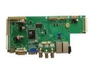 China Custom LED PCB Printed Circuit Board Assembly Fr4 Pcb Material silkscreen white soldmark green for sale