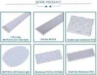 China Double Sided&Aluminium PCB&Finest Original 1.0W Led Light Circuit Board Thermal Conductivity Long Pcb for sale