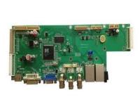 China Custom LED PCB Printed Circuit Board Assembly Fr4 Pcb Material silkscreen white soldmark green for sale