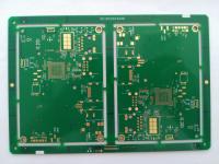 China 10 layers HDI FR4 PCB Circuit board ENIG green soldmask min drill hole 0.1mm for sale