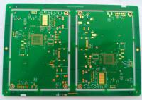 China 10 layers HDI FR4 PCB Circuit board ENIG green soldmask min drill hole 0.1mm for sale