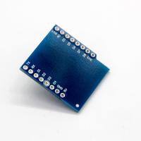 China FR4 material green/blue soldermask HASL/ENIG surface  WeMos D1 Mini Switch 1 Button Shield Board SMT PCB Assembly PCBA for sale