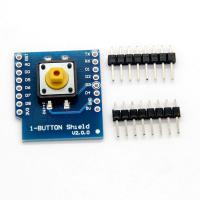 China FR4 material green/blue soldermask HASL/ENIG surface  WeMos D1 Mini Switch 1 Button Shield Board SMT PCB Assembly PCBA for sale