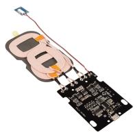 China 10W Fast Qi Standard Charging Universal DIY 3-Coils PCBA Wireless Charging Board for sale
