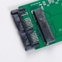 China Mini PCIe PCI-e MSATA SSD Micro adaptateur SATA PCBA HG OEM Service FR4 Material for sale