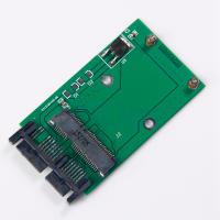 China Mini PCIe PCI-e MSATA SSD Micro adaptateur SATA PCBA HG OEM Service FR4 Material for sale