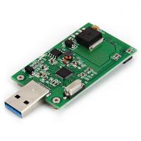 China FR4 4layer 2OZ Electronic Circuit Board Assembly Green soldermask surface ENIG/HASL External SSD PCBA Conveter Card for sale
