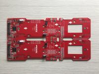 China Red Soldermask HASL UL 94V0 FR4 PCB Assembly for sale