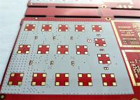 China HAL  FR-4 Material Red Soldermask 2layer 2oz Immersion Gold Multilayer PCB Board for sale