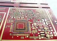 China HAL  FR-4 Material Red Soldermask 2layer 2oz Immersion Gold Multilayer PCB Board for sale