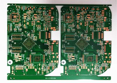 China HDI FR4 Rigid Circuit Board Green Soldermask 2OZ Copper With Immersion Gold for sale