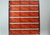 China 4L Rigid Printed Circuit PCB&Industrial Control Board Red Soldermask White Silkscreen for sale