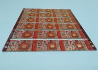 China 4L Rigid Printed Circuit PCB&Industrial Control Board Red Soldermask White Silkscreen for sale