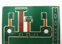 China Drive Rigid Flex Board Green Soldermask ENIG / HASL Surface Multilayer PCB Board for sale