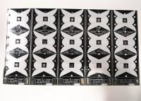 China LED Aluminum Light Single Layer Black Soldmask  Print Circuit Board PCB Board for sale