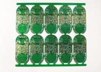 China 6 Layers Green Soldmask White Silcreen HDI Printed Circuit Boards for sale