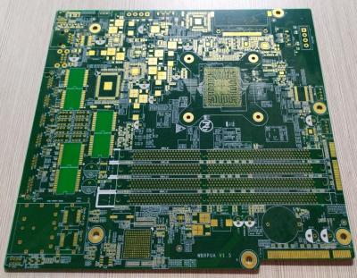 China 10 Layers FR4 1.6mm 2OZ Copper Thickness Green Soldmask multilayer PCB Board for sale