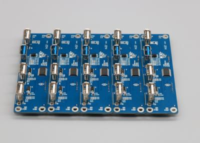 China FR4 6 Layer 1.6mm 1OZ Blue Soldermask Printed Circuit Board Assembly for sale
